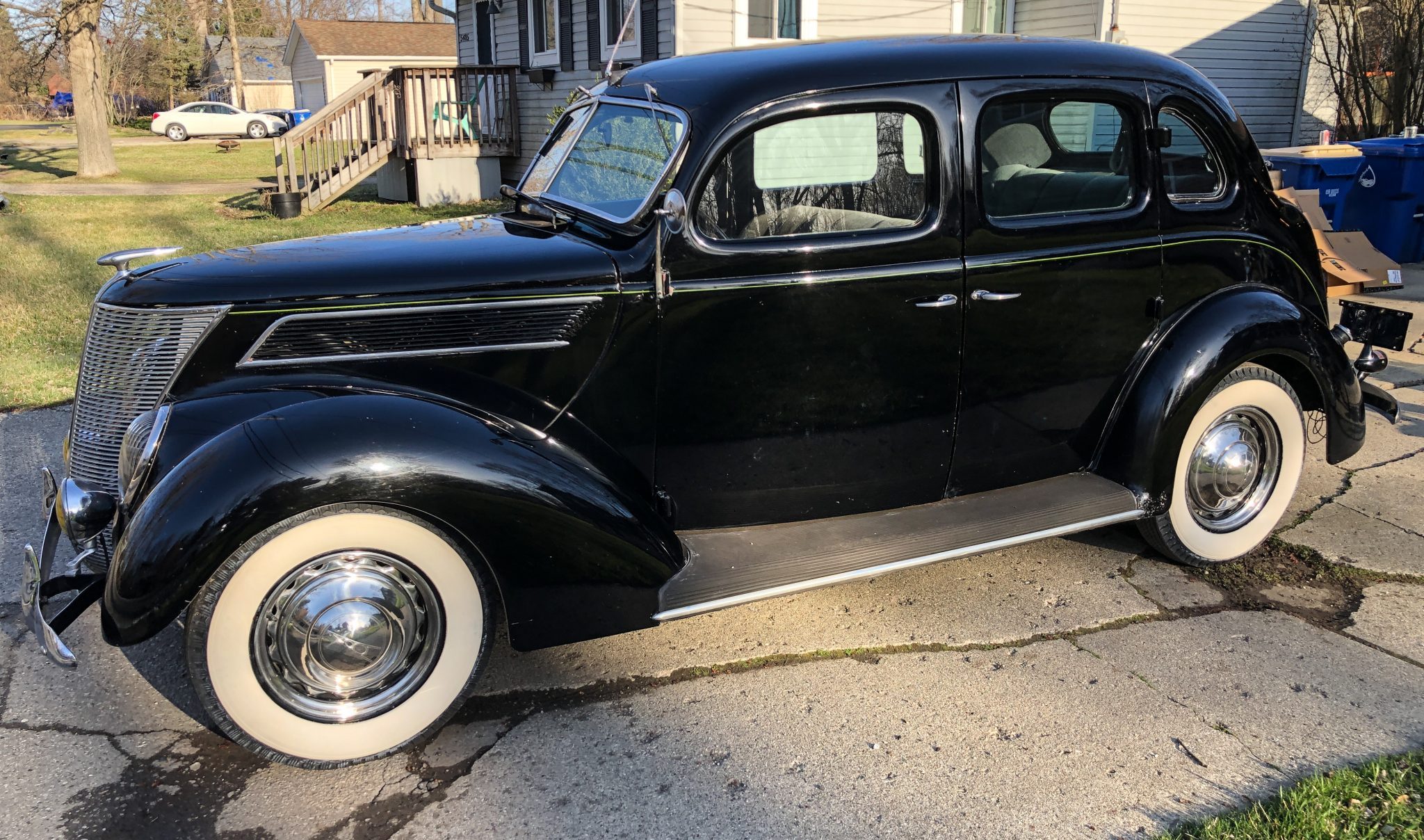 1937 Ford Model 78 Deluxe Fordor Touring Sedan Project – Sesame Cars