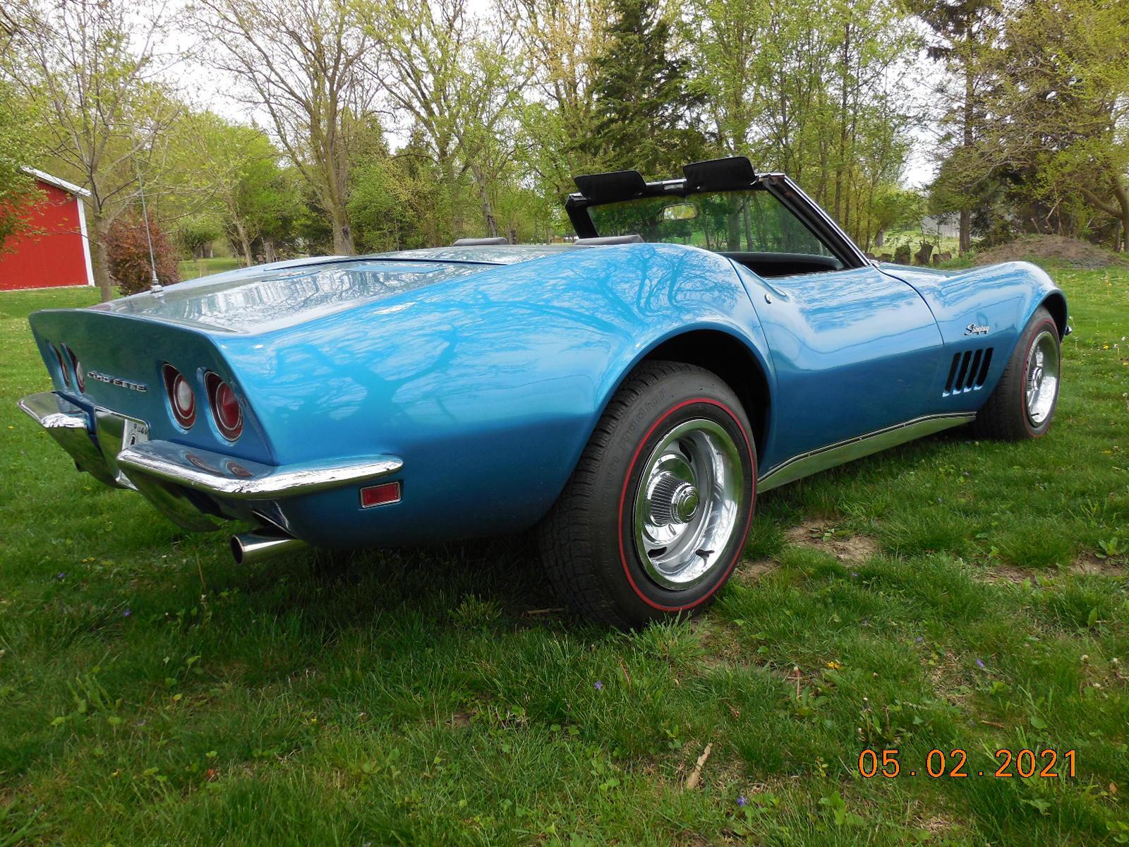 1969 Chevrolet Corvette Convertible L46 350/350 4-Speed – Sesame Cars