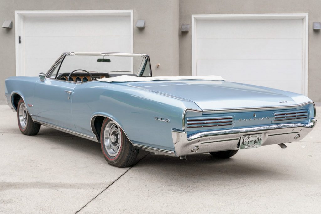 1966 Pontiac GTO Convertible 4-Speed – Sesame Cars