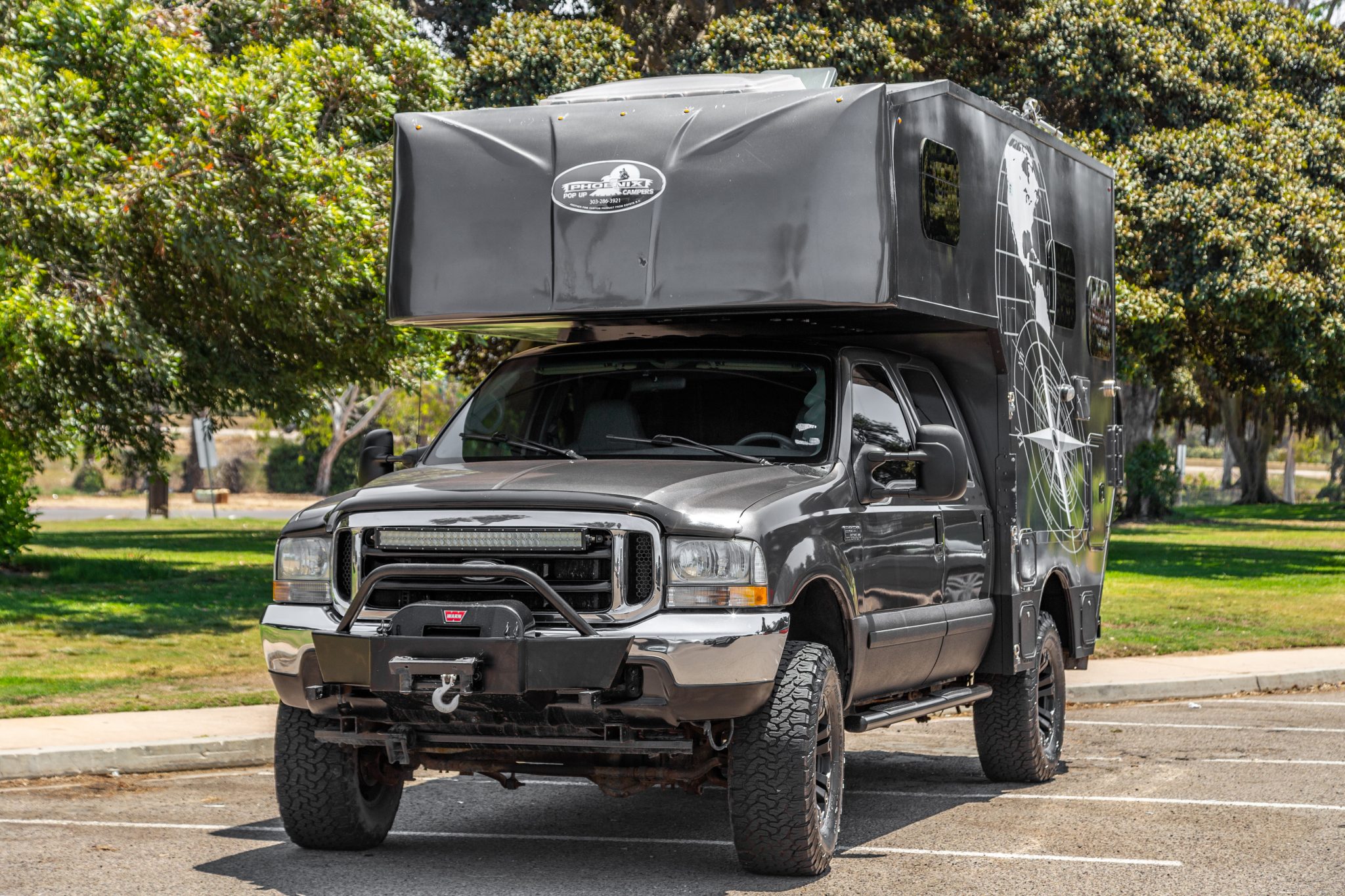 2002 Ford F-250 4×4 Flatbed Camper Expedition Vehicle – Sesame Cars