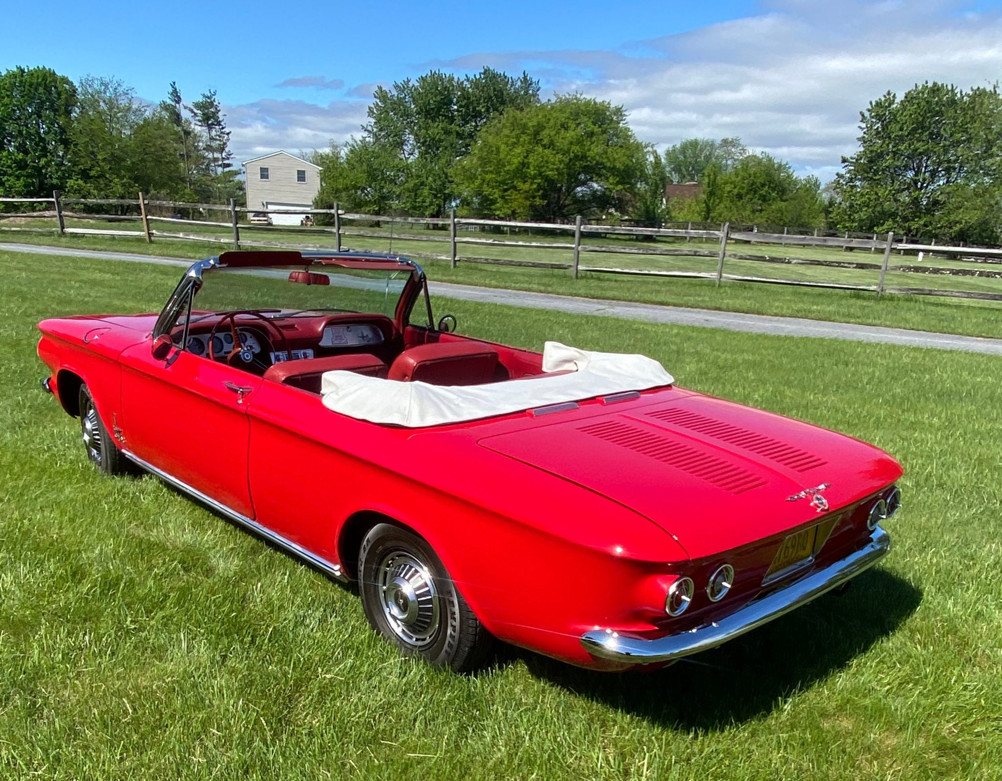 1963 Chevrolet Corvair Monza Spyder Convertible 4-Speed – Sesame Cars