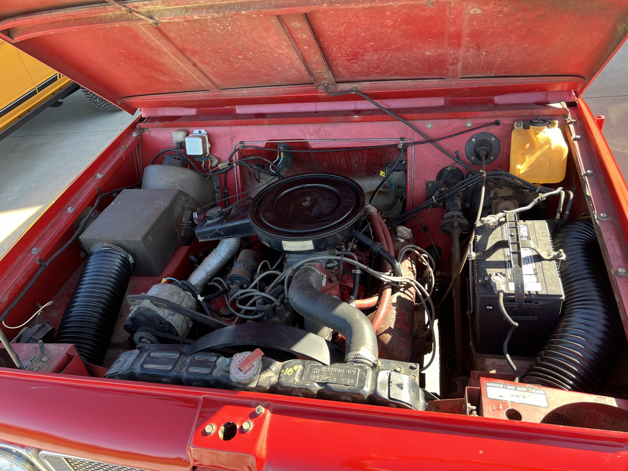 Stock Motor For The 1970 Internation Scout 800a