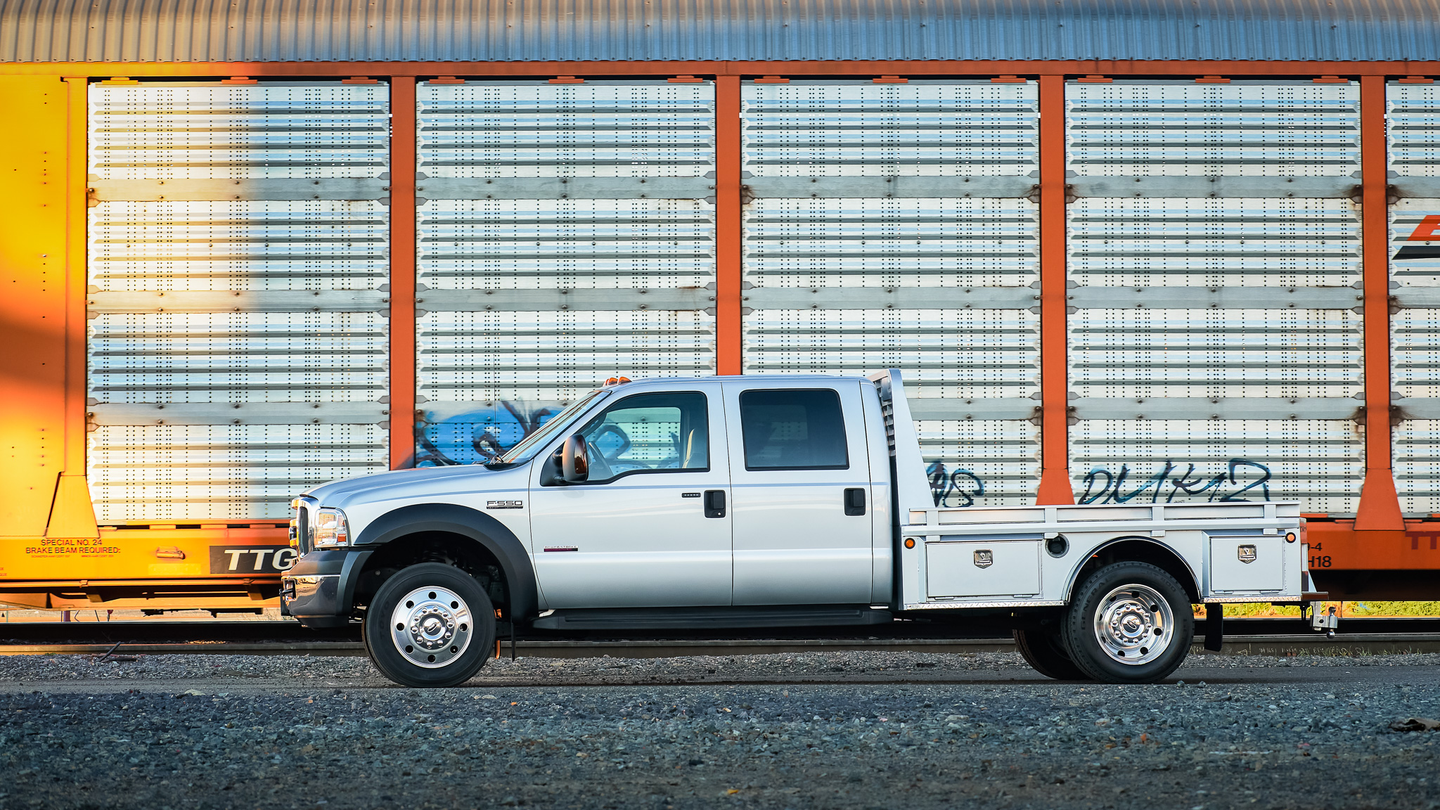 2007 Ford F-550 Super Duty Turbo Diesel Flatbed Conversion – Sesame Cars